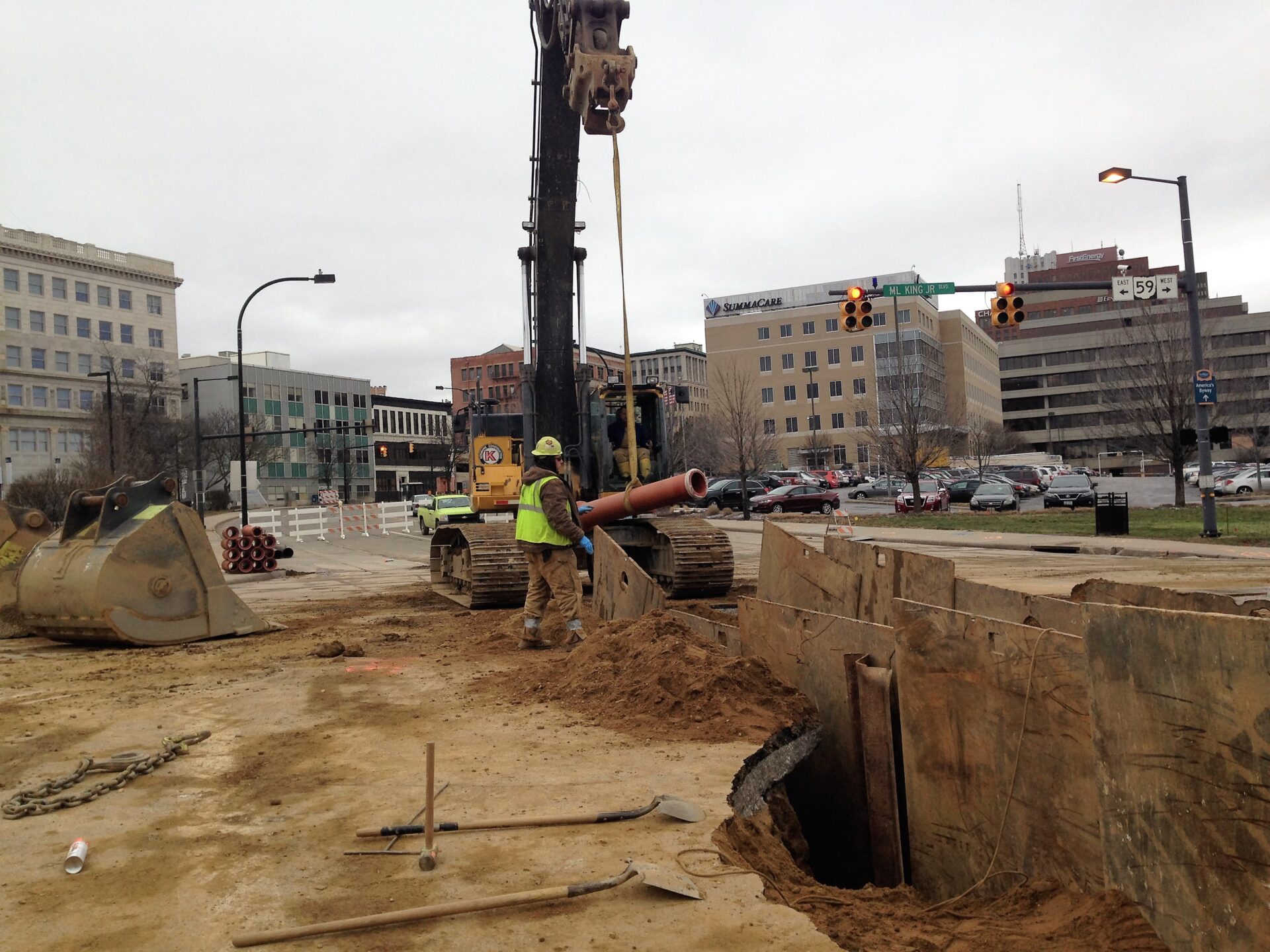 Akron Old Main Sewer Separation - Rack 21 - Kenmore Construction